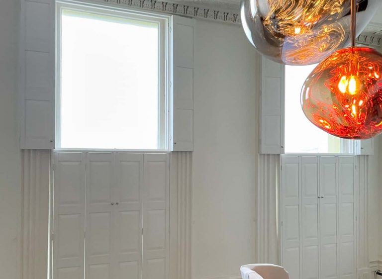 Solid Panel Shutters - Wood Plantation Windows